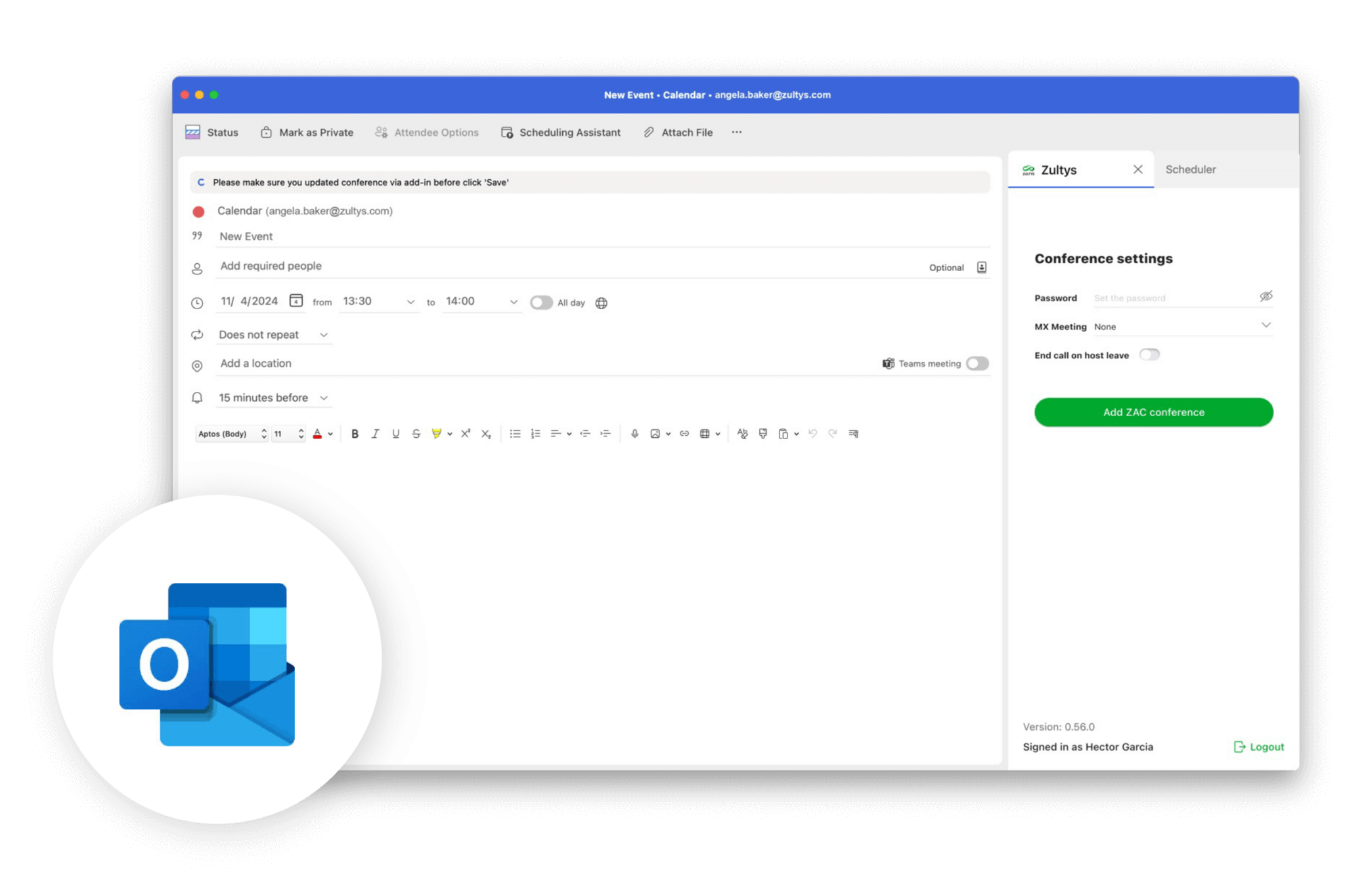 Zultys 18.2 System Release, Application Updates, and New Outlook ...